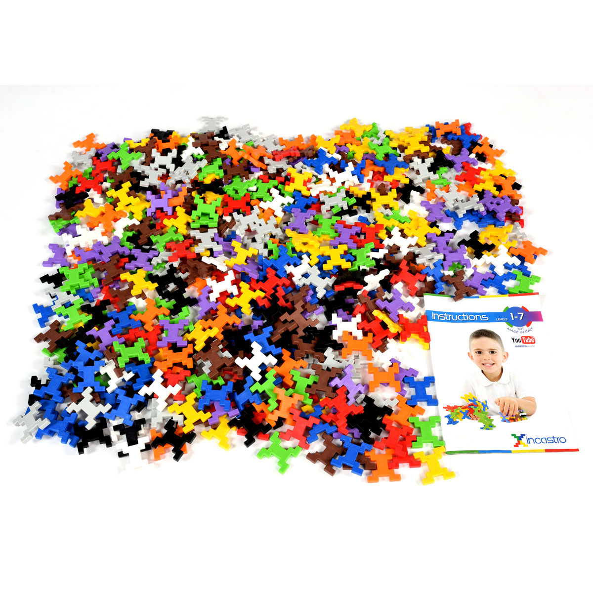 Incastro Building Set - Set of 500 Pieces IN-11 | Primary ICT
