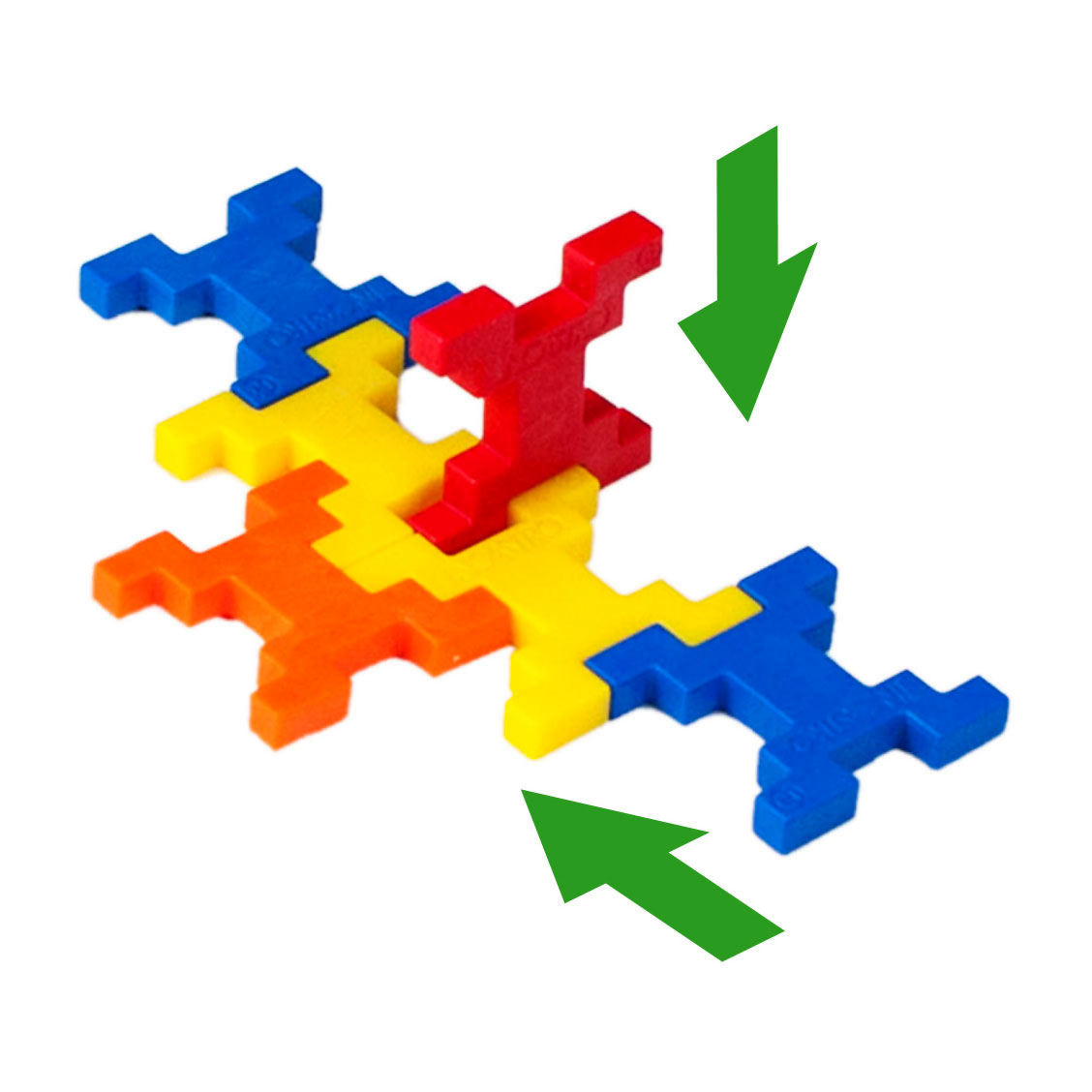 Incastro Building Set - Set of 500 Pieces IN-11 | Primary ICT