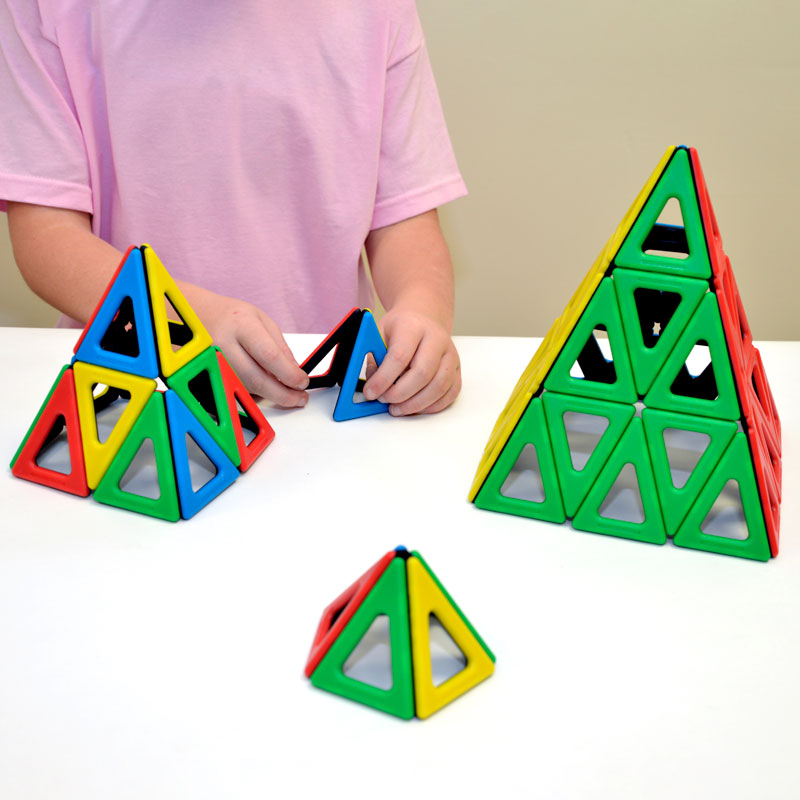Magnetic Polydron Isosceles Triangles - Set of 60 Pieces 50-1031 ...