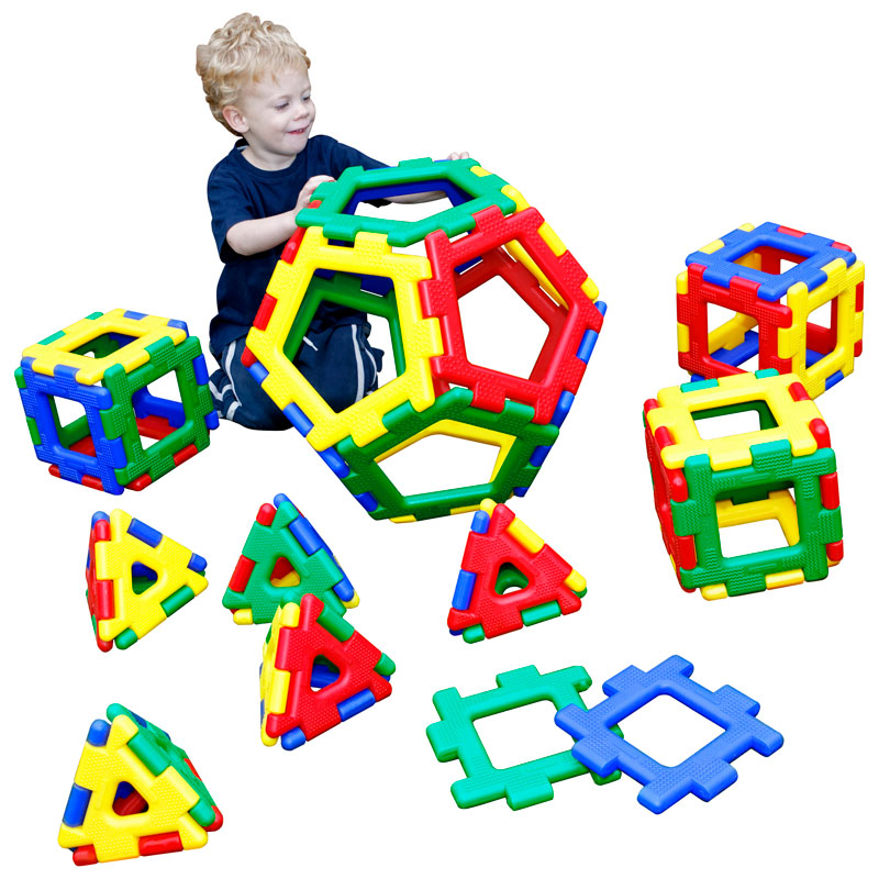 Giant Polydron Platonic Solids Set - Set of 52 Pieces 70-7056 | Primary ICT