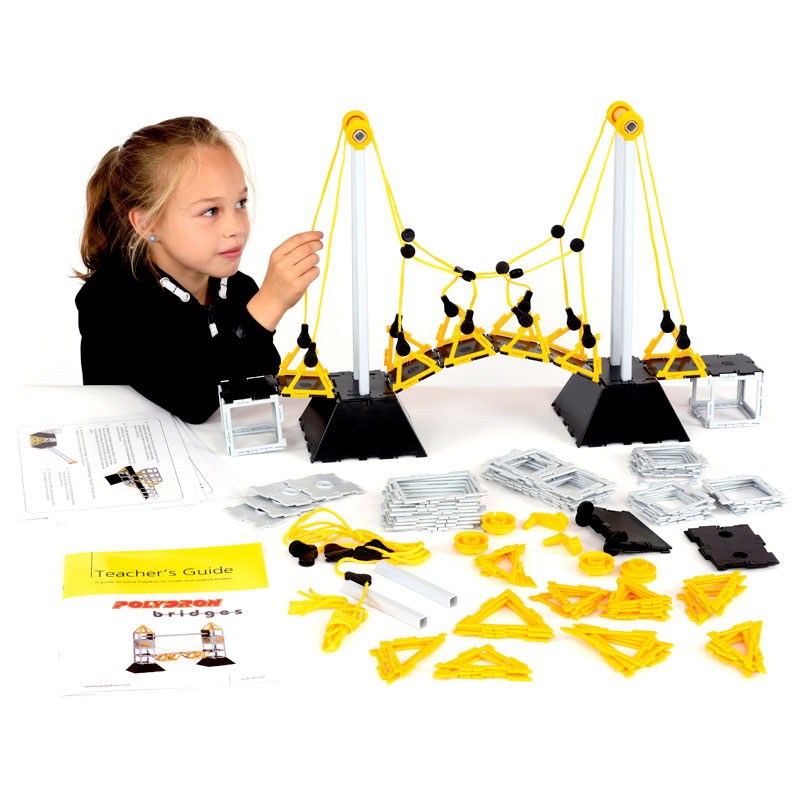 Polydron Bridges Set - Set of 134 Pieces 10-9010 | Primary ICT