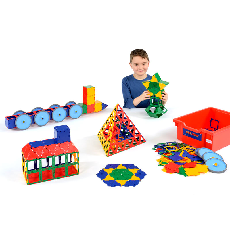 Polydron Super Value Set - Set of 456 Pieces 10-3010 | Primary ICT