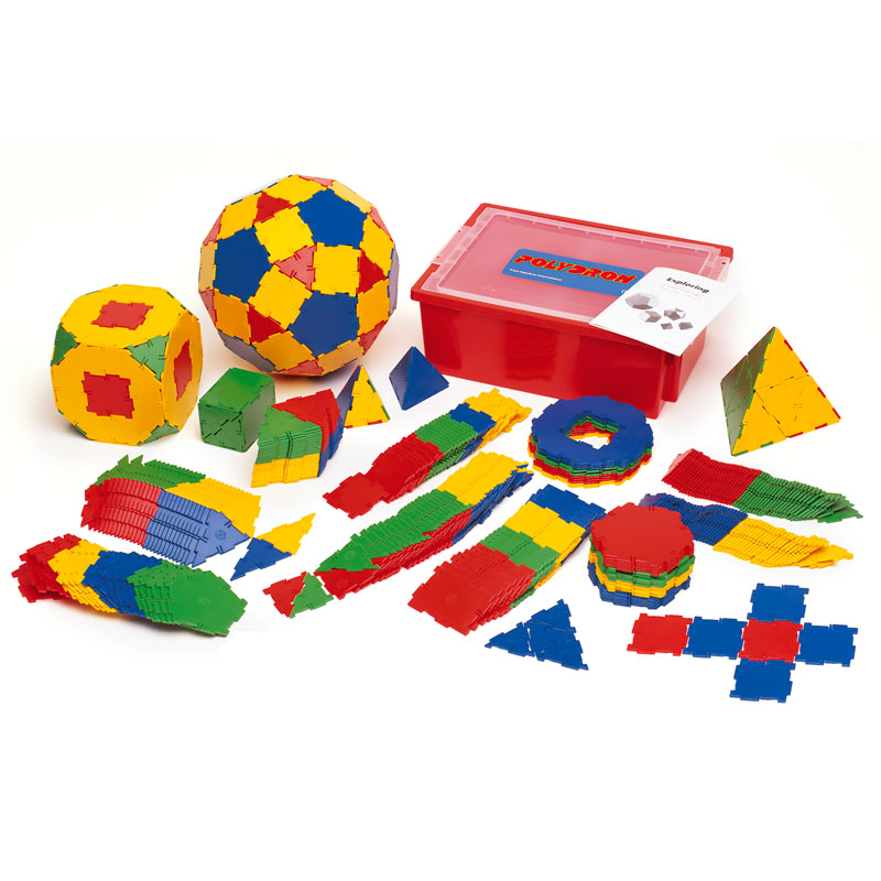 Polydron Primary Maths Set - Set of 414 Pieces 10-3050 | Primary ICT