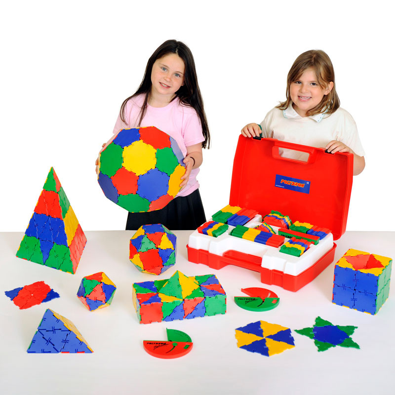 Polydron School Geometry Set - Set of 270 Pieces 10-3020 | Primary ICT