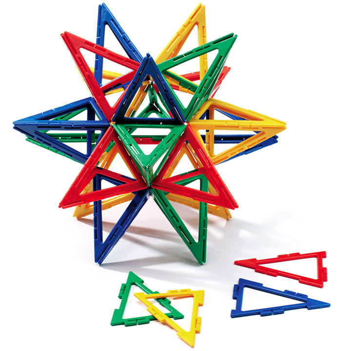 Polydron Frameworks Isosceles Triangles - Set of 80 10-F301 | Primary ICT