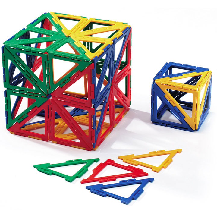 Polydron Frameworks Right Angle Triangles - Set of 100 10-F302 ...