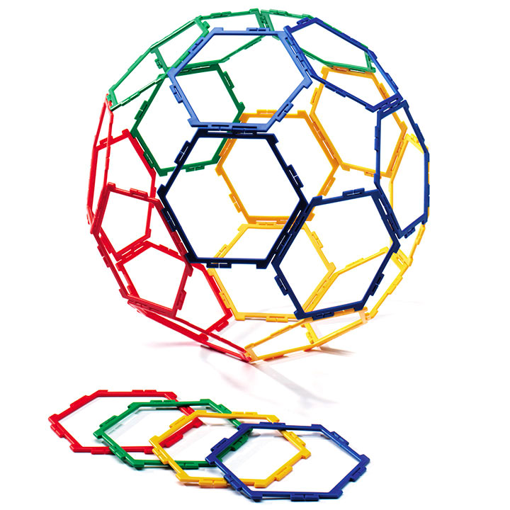 Polydron Frameworks Hexagons - Set of 30 10-F600 | Primary ICT