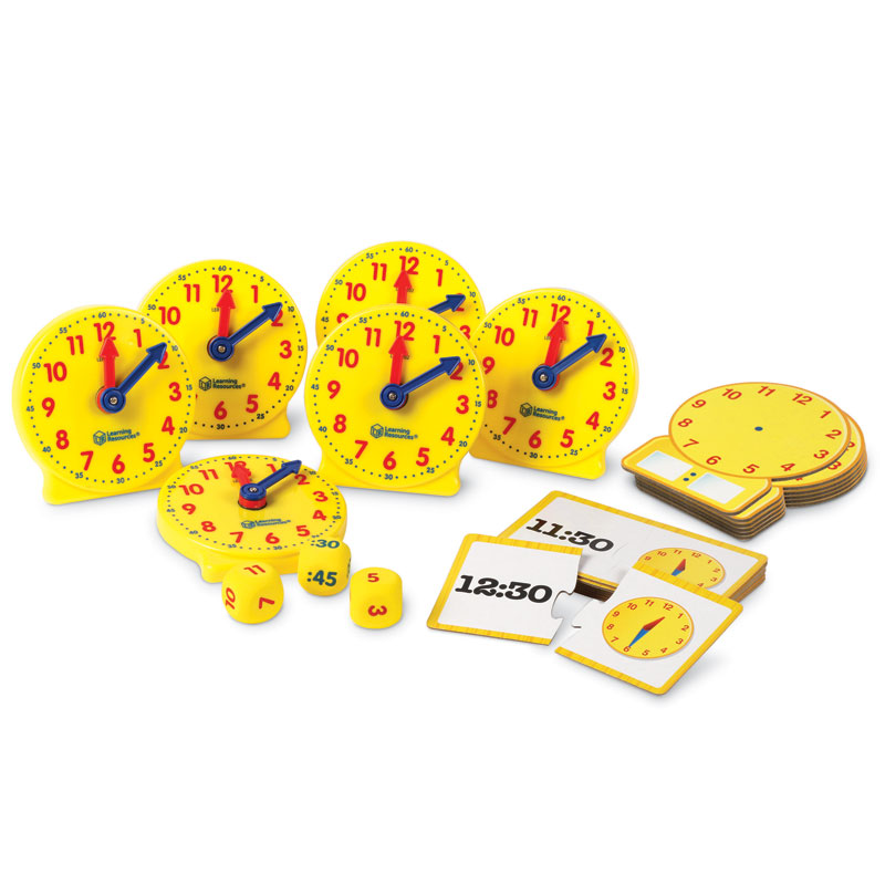 About Time! Small Group Activity Set - Set of 39 Pieces - by Learning ...