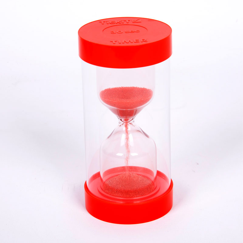 ColourBright Large Sand Timer - 30 Second - Red CD92109 | Primary ICT