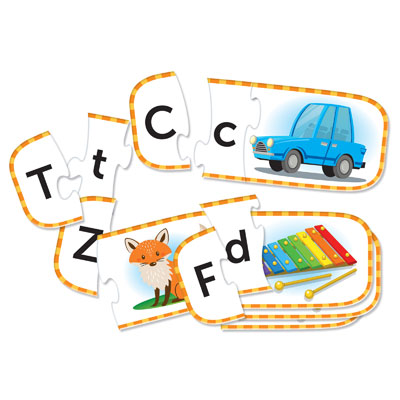 Upper & Lowercase Alphabet Puzzle Cards - by Learning Resources LER6089 ...