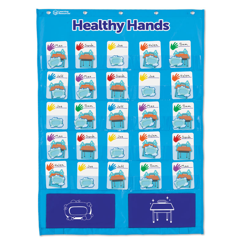 Healthy Hands Pocket Chart - by Learning Resources LER4364 | Primary ICT
