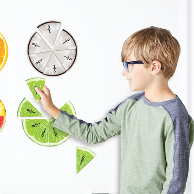 Magnetic Fruit Fractions - by Learning Resources LER5068 | Primary ICT